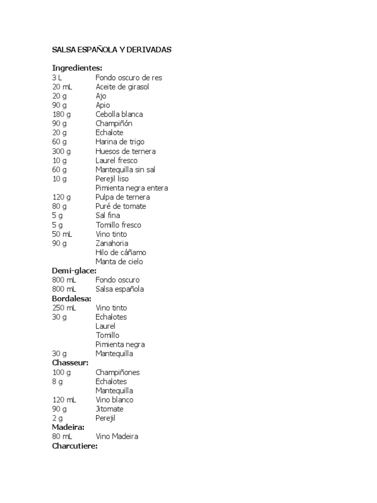 Española Pdf Cocina Occidental Comida Y Bebida