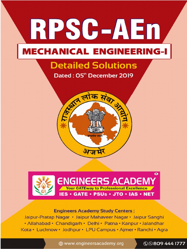 Mechanical Paper-I PDF | PDF