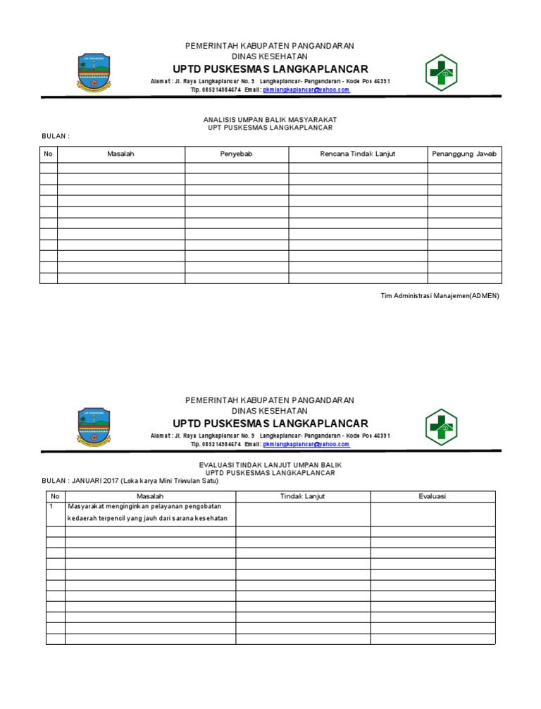 1.1.2.3 Format Analisis Dan Evaluasi Umpan Balik | PDF