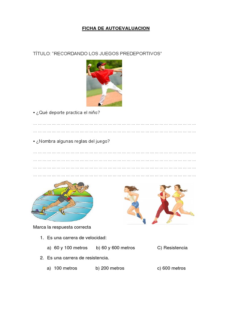 Ficha de Autoevaluacion #06 | PDF