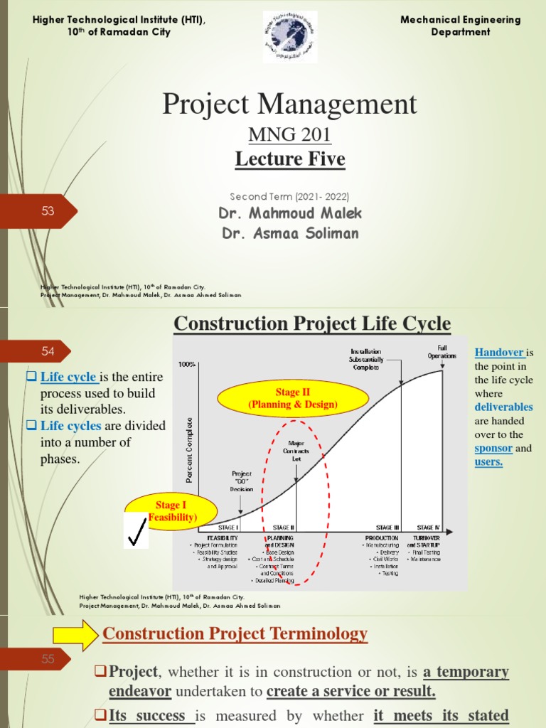 Project Managemet Lecture Five | PDF | Project Management | Business