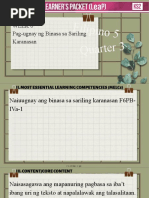 Filipino LP (Pagsunod Sa Panuto) | PDF