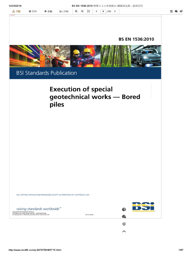 BS en 1536 2010 | PDF