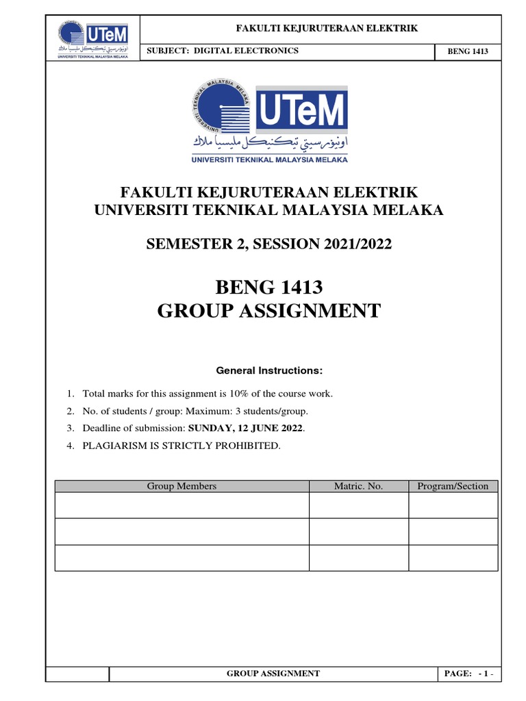 1-Digital Assignment Questions - Sem 2 2021 - 2022 | PDF | Logic Gate | Electronic Circuits