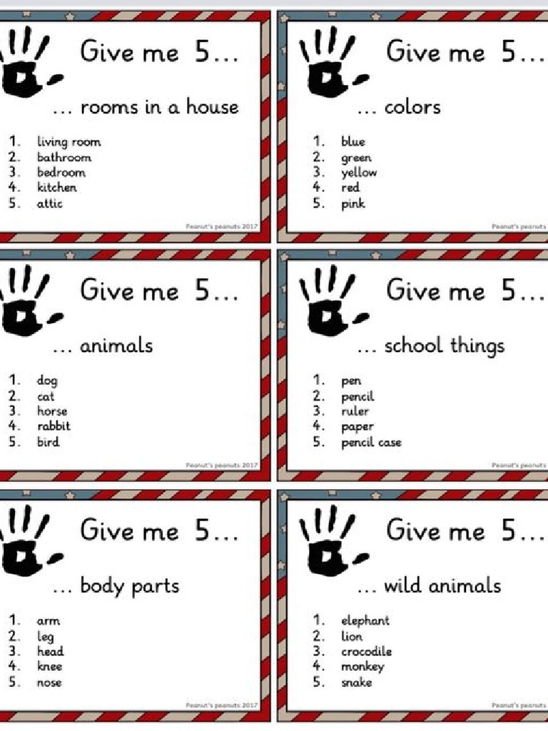 Give Me 5 | PDF