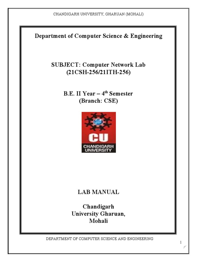 Expt 1 | PDF | Computer Network | Information And Communications Technology