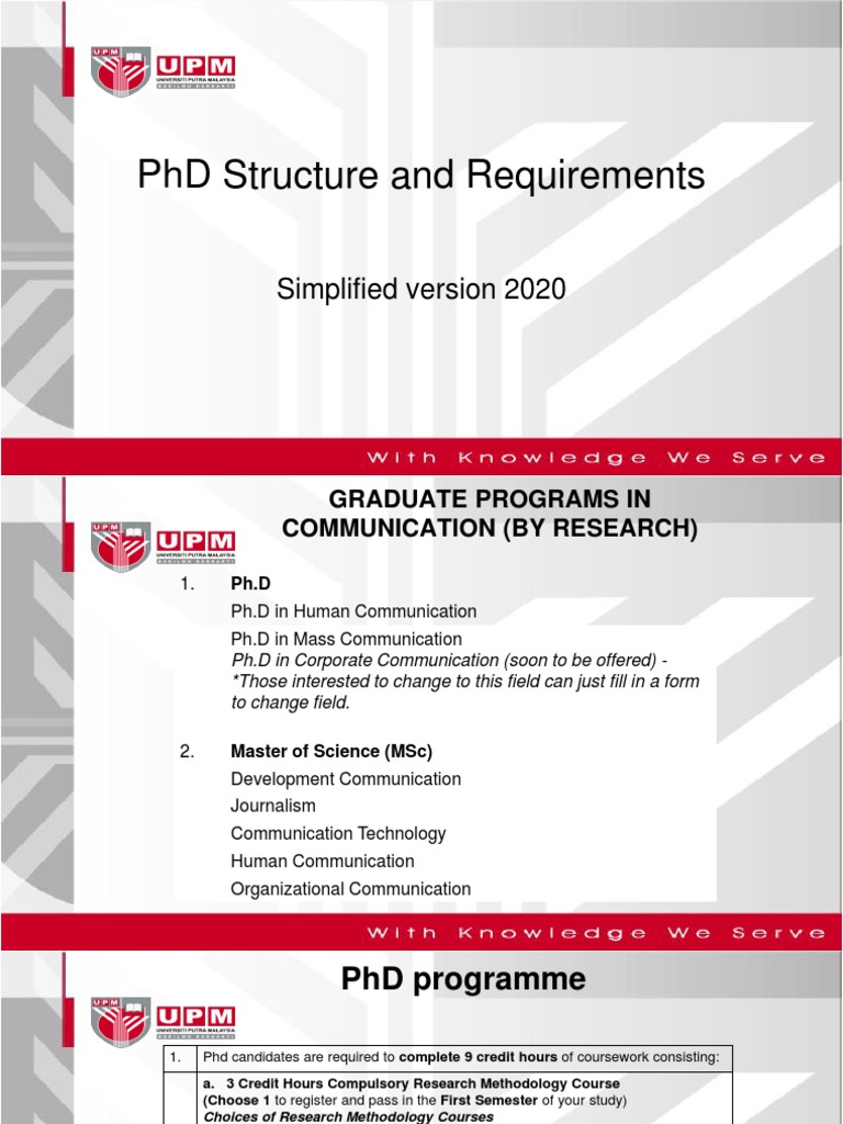 DR MASTURA PHD Structure and Requirements | PDF | Thesis | Doctor Of ...