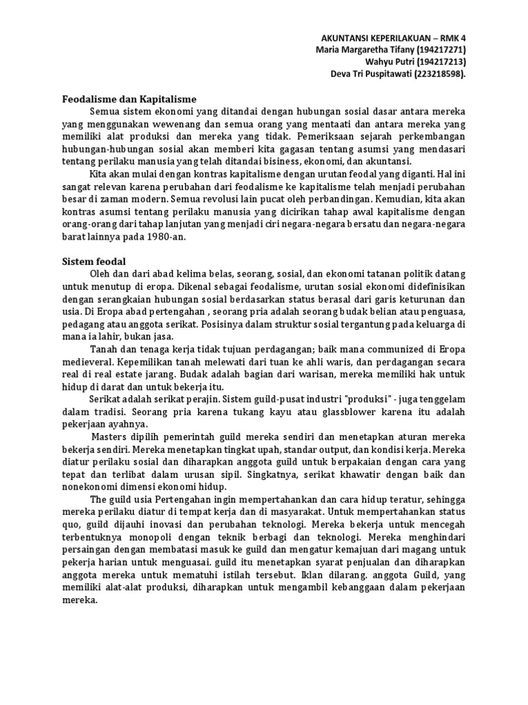 Akuntansi Keperilakuan - RMK 4 | PDF