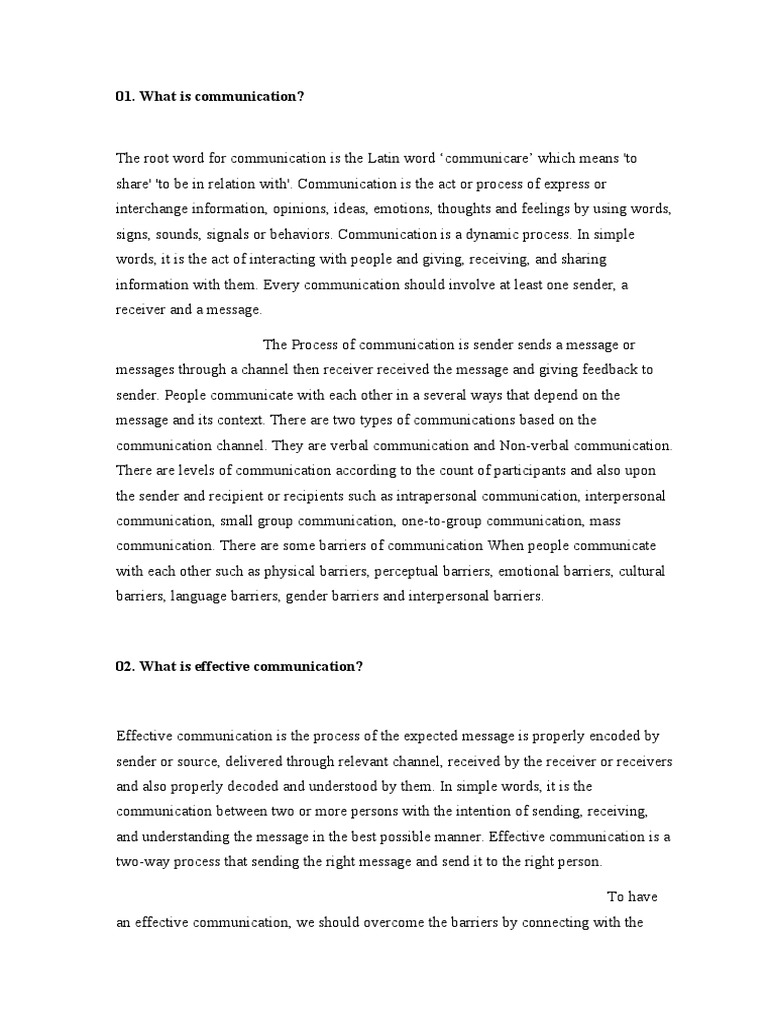 Professional Practice Assignment 1 | PDF | Communication | Nonverbal ...