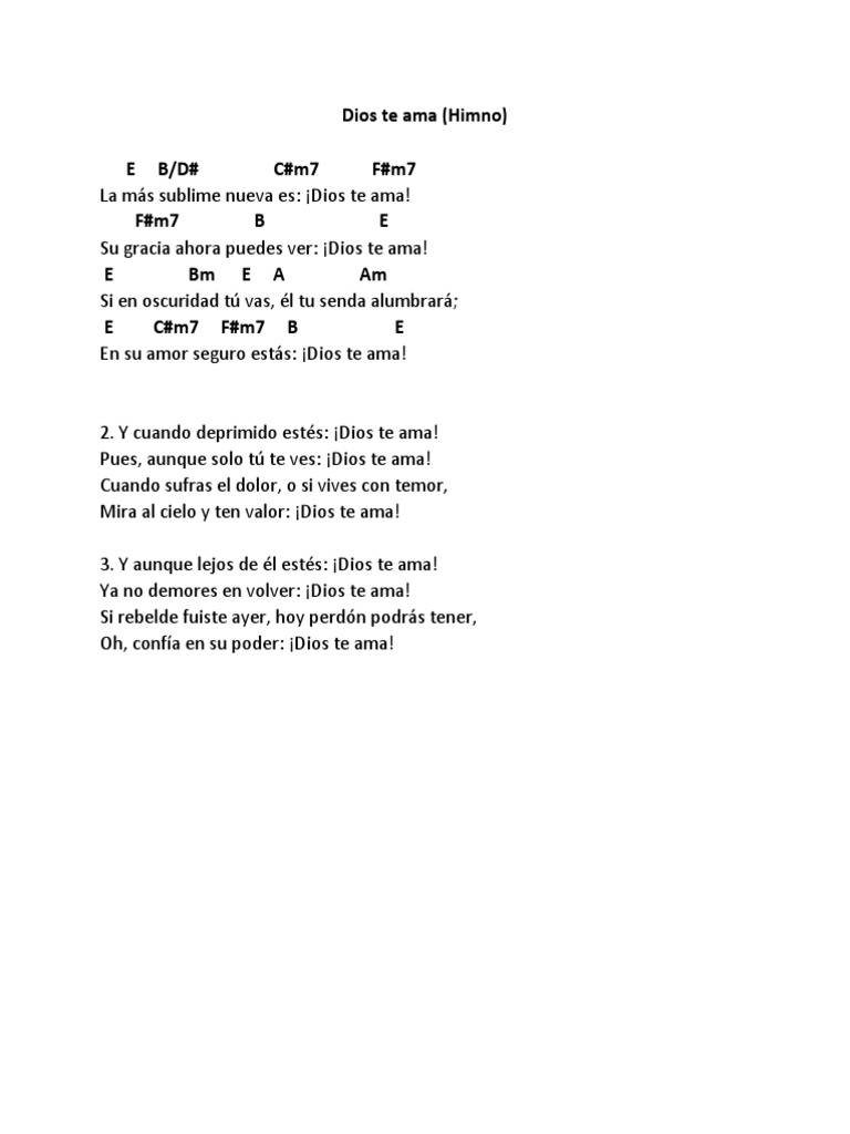 Dios Te Ama-Clarinet PDF | PDF