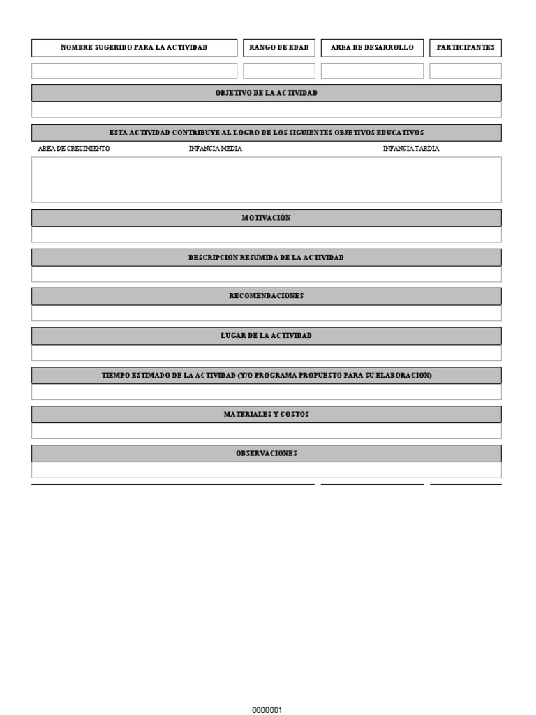 Ficha REME Excel | PDF