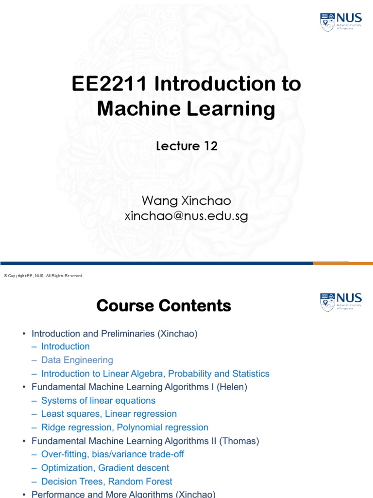 Lecture 12 - Neural Networks (DONE!!) PDF | PDF | Artificial Neural Network | Applied Mathematics