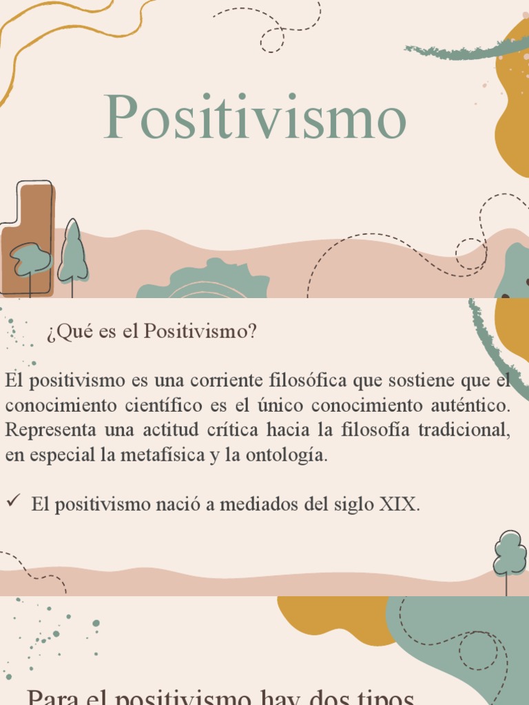 Positivismo | PDF | Positivismo | Internalismo y externalismo