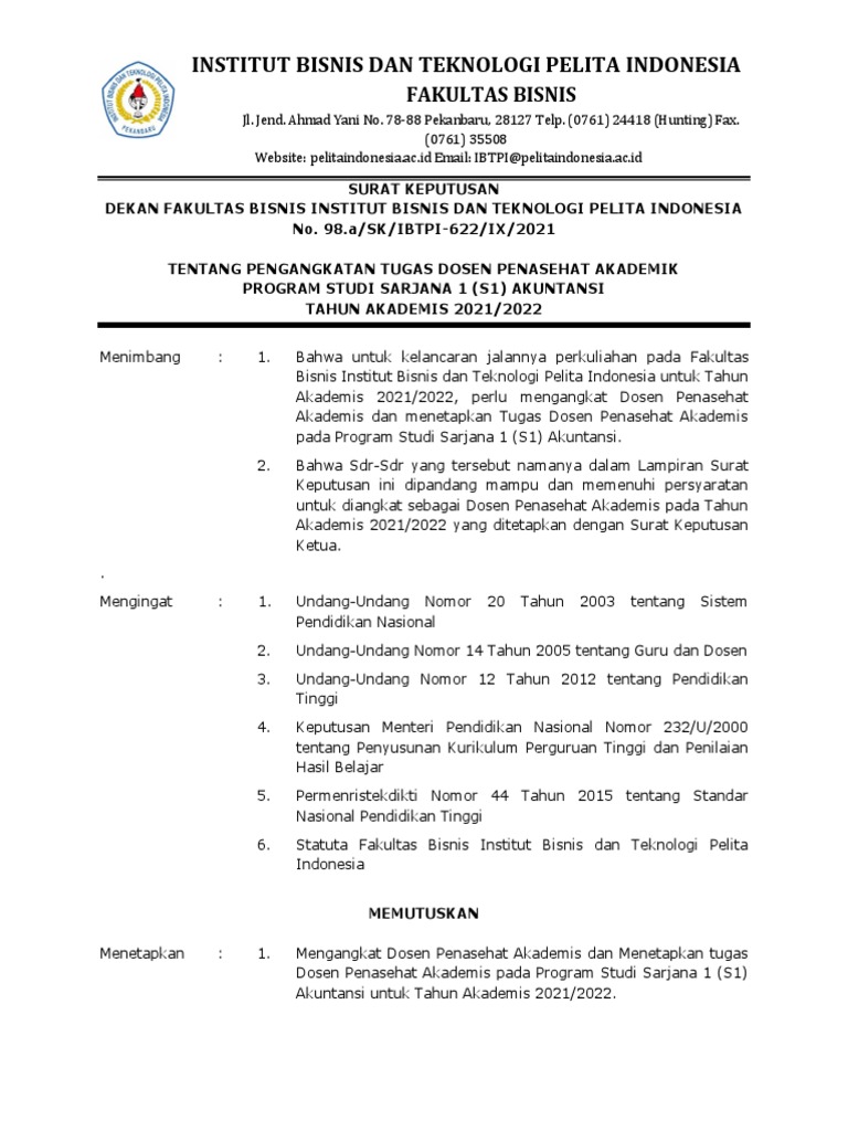 SK PA 2021-2022 AKUNTANSI.pdf | PDF
