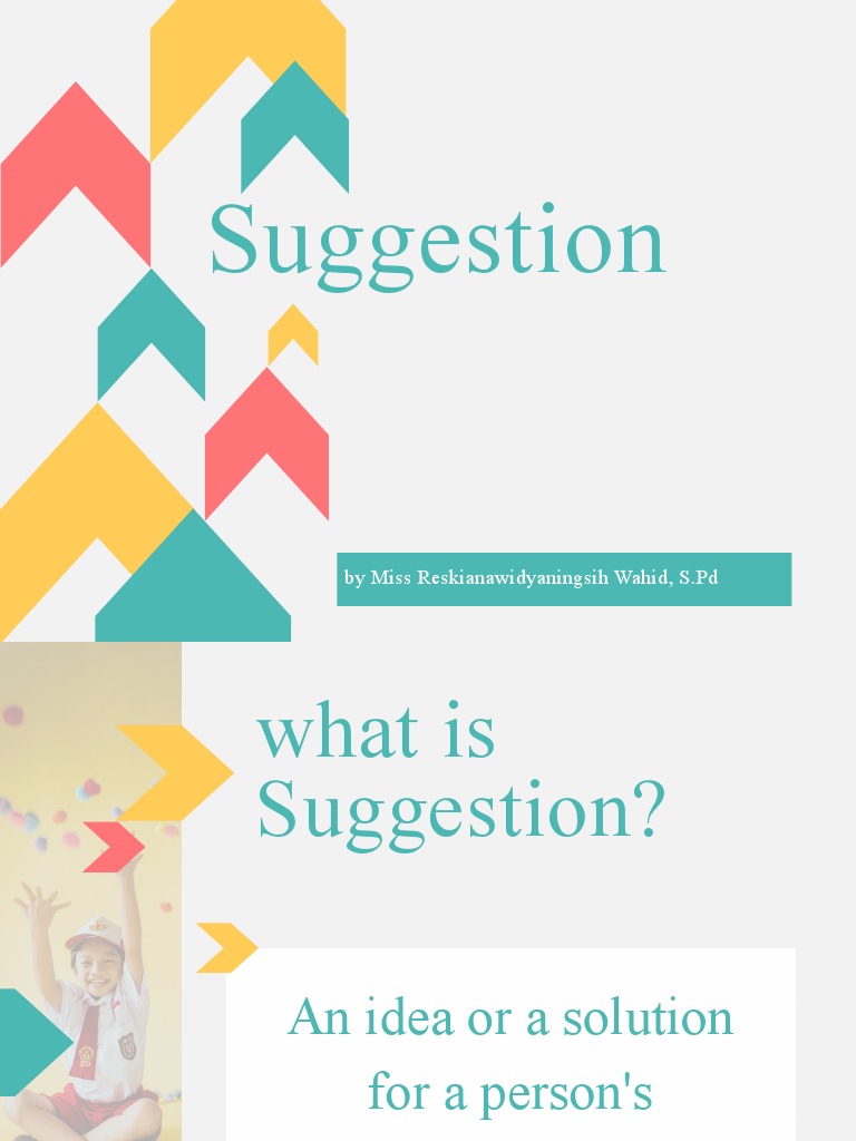 Suggestion | PDF