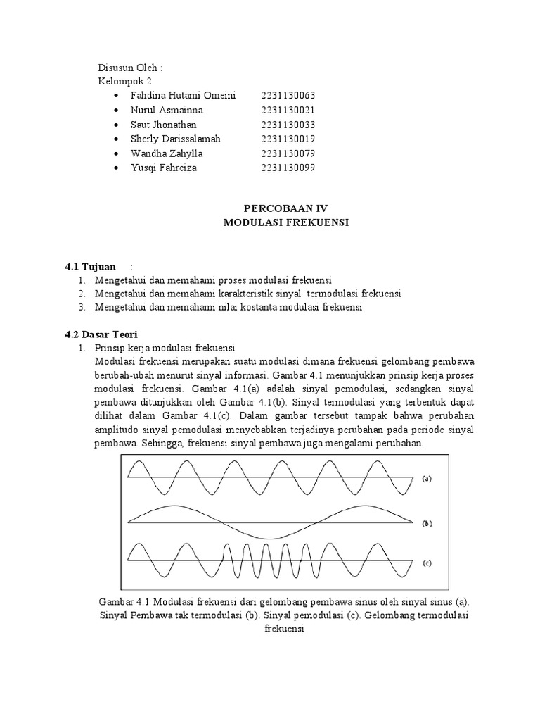 Modulasi Frekuensi | PDF