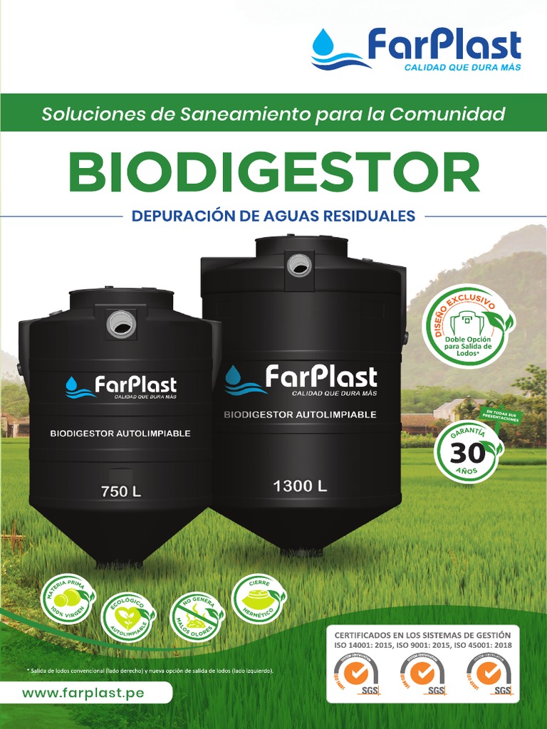 Biodigestor Farplast | PDF