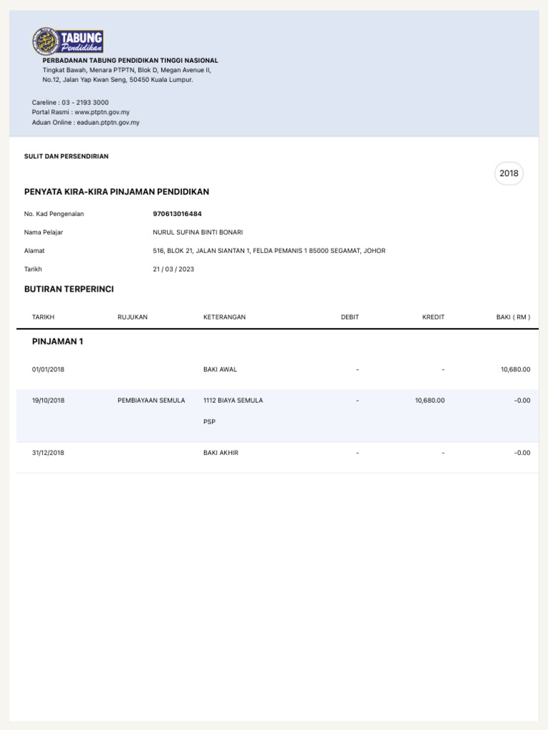 Statement 20230321 033903 PDF | PDF