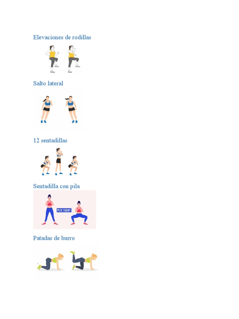 Ejercicios Fitness | PDF