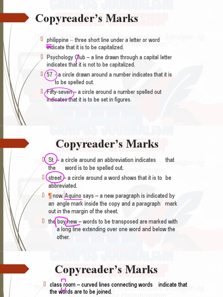 Copyreading - Edit | PDF | Acronym | Copy Editing