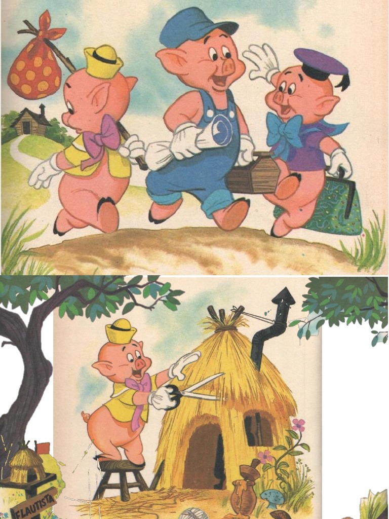 Cuento en Imágenes - Los Tres Cerditos | PDF