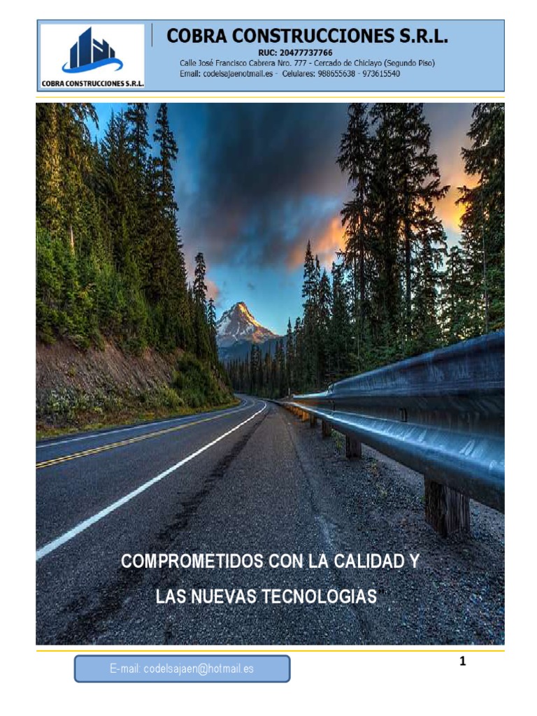 Cobra Construcciones S.R.L.: Comprometidos con la calidad y las nuevas ...