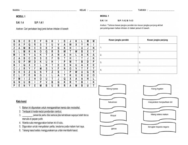 Bahan Inhalan Tahun 5 | PDF