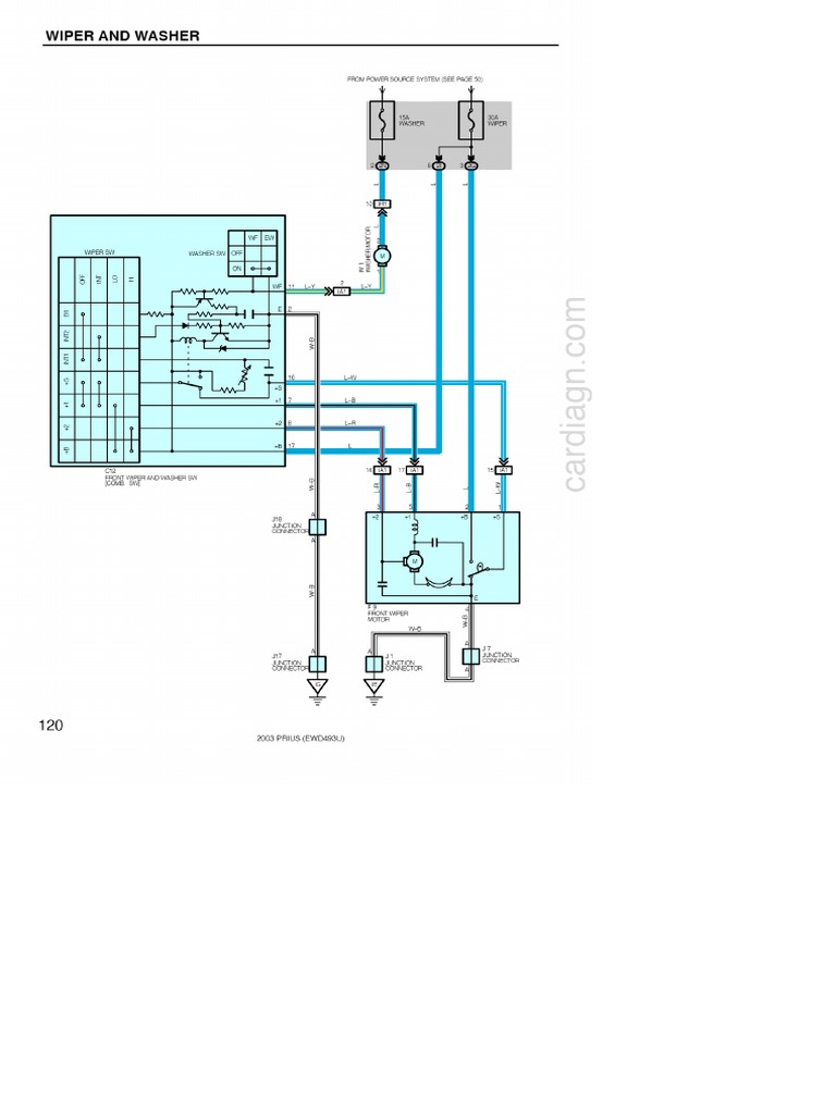 03 Toyota Prius NHW11 Series EWD493U Online - PDF Download | PDF