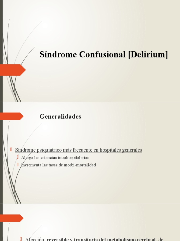 Síndrome Confusional Agudo | PDF | Antipsicótico | Risperidona