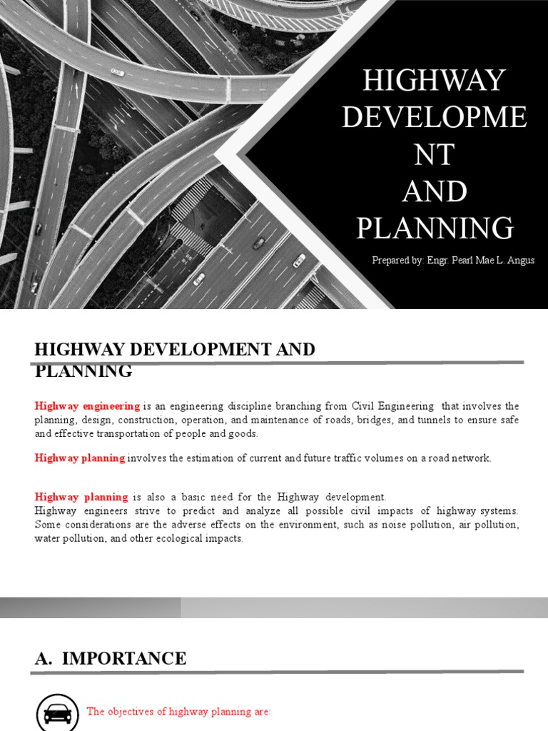2.0 Highway Development and Planning | PDF | Road | Road Surface