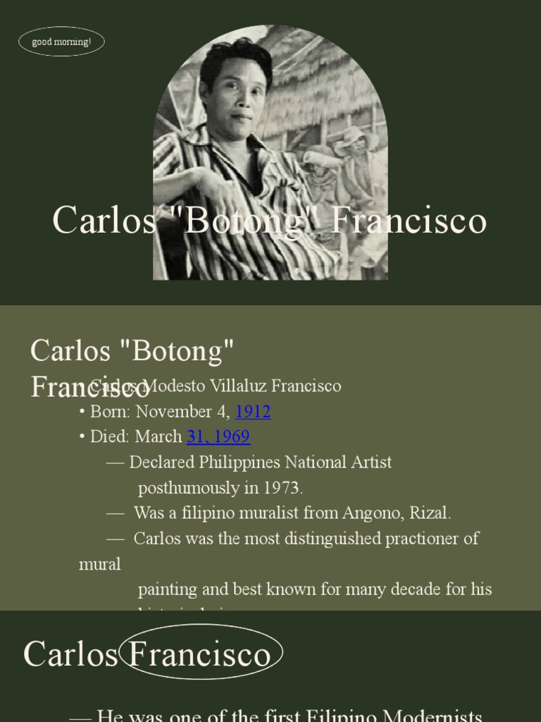 Carlos "Botong" Francisco: Good Morning! | PDF | Philippines