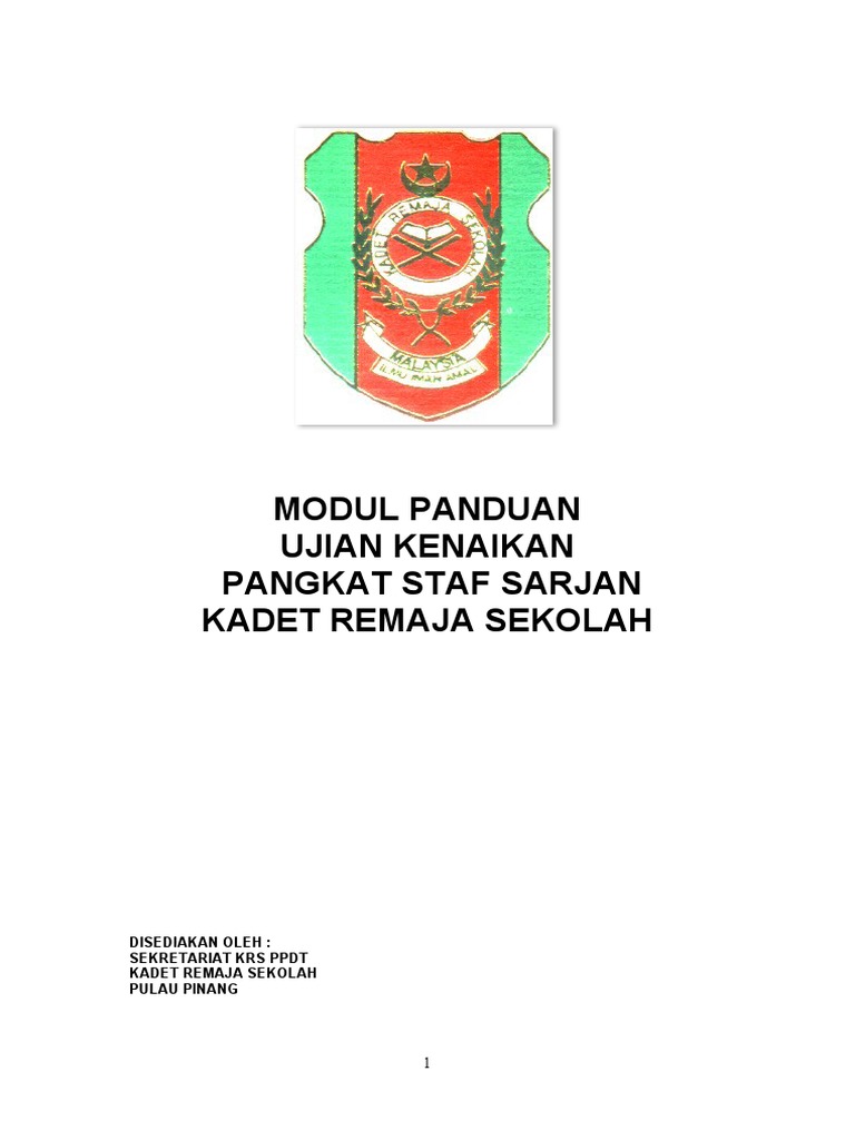 Panduan Ujian Kenaikan Pangkat STAF SARJAN KRS | PDF