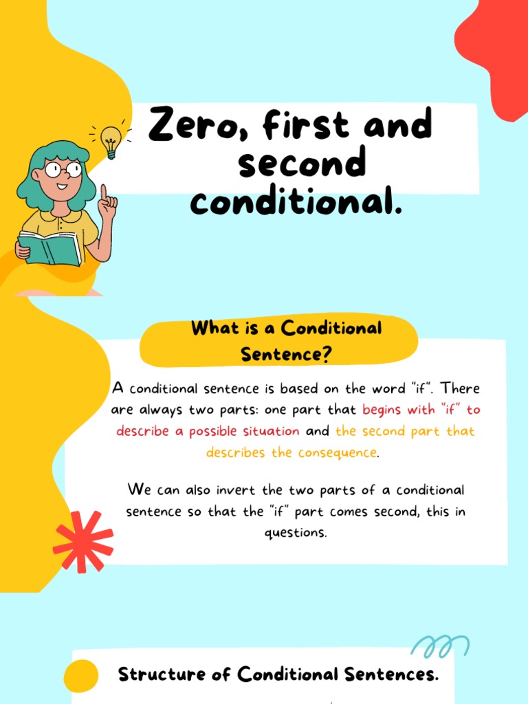 Zero, First and Second Conditional PDF | PDF | Cognition | Linguistic Morphology