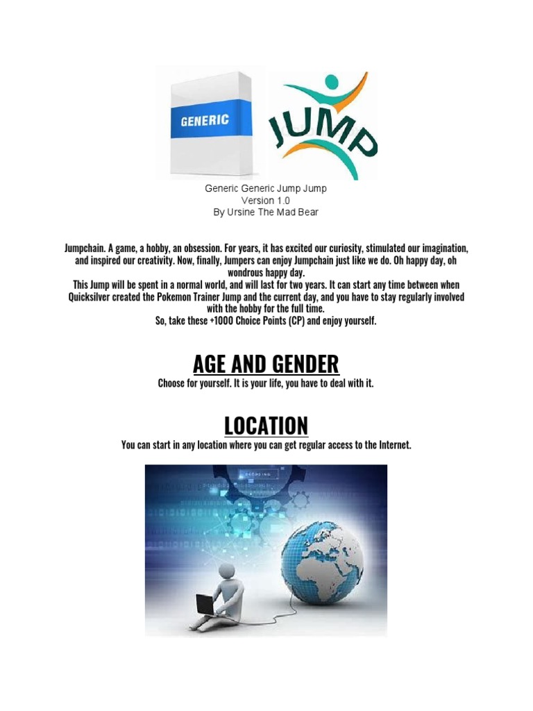 Generic Generic Jump Jump JumpChain | PDF | Memory | Disciplines