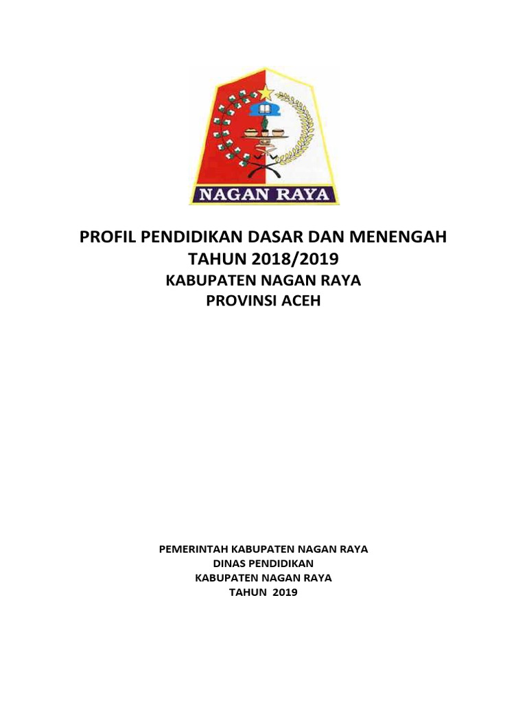 Profil Pendidikan nagan raya 2019.pdf | PDF