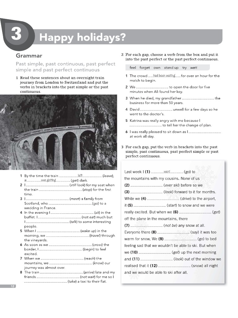 Unit 3 Workbook (Answer by Ivy) | PDF