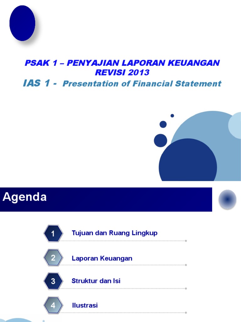 PSAK 1 Penyajian Laporan Keuangan Revisi 2013 Up21012014 | PDF