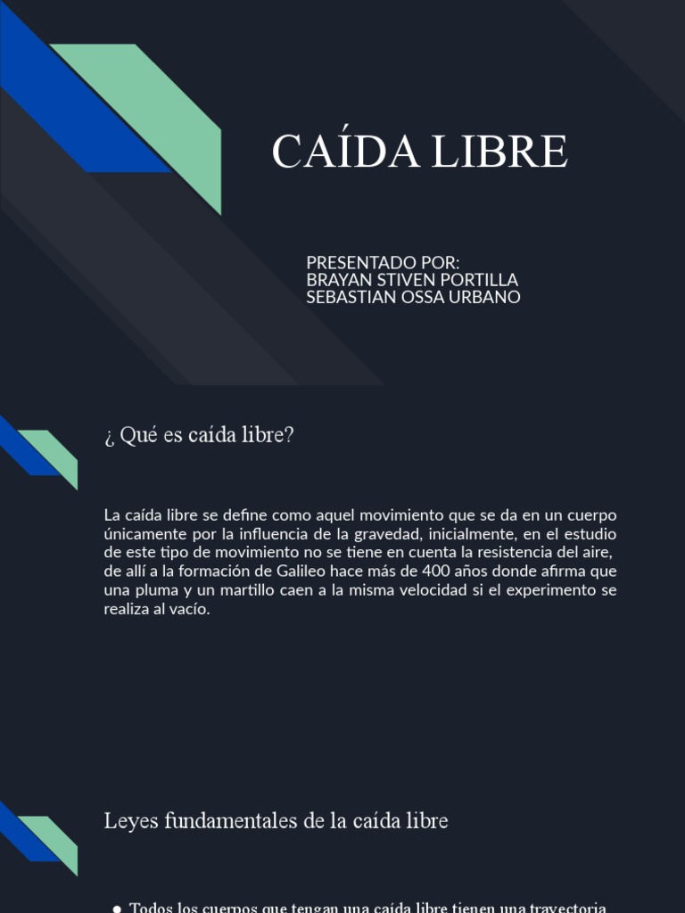Caída Libre | PDF