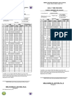 CS Form No. 48 - DTR PDF | PDF