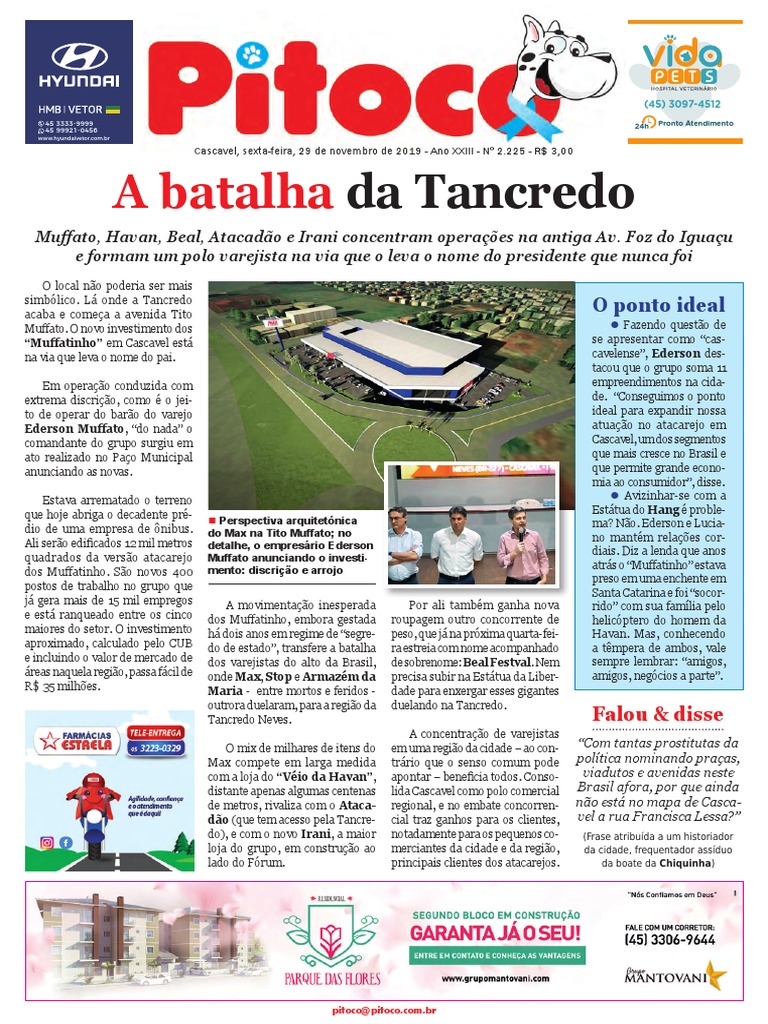 O Pitoco - A Batalha Da Tancredo | PDF | Luiz Inácio Lula da Silva | Brasil