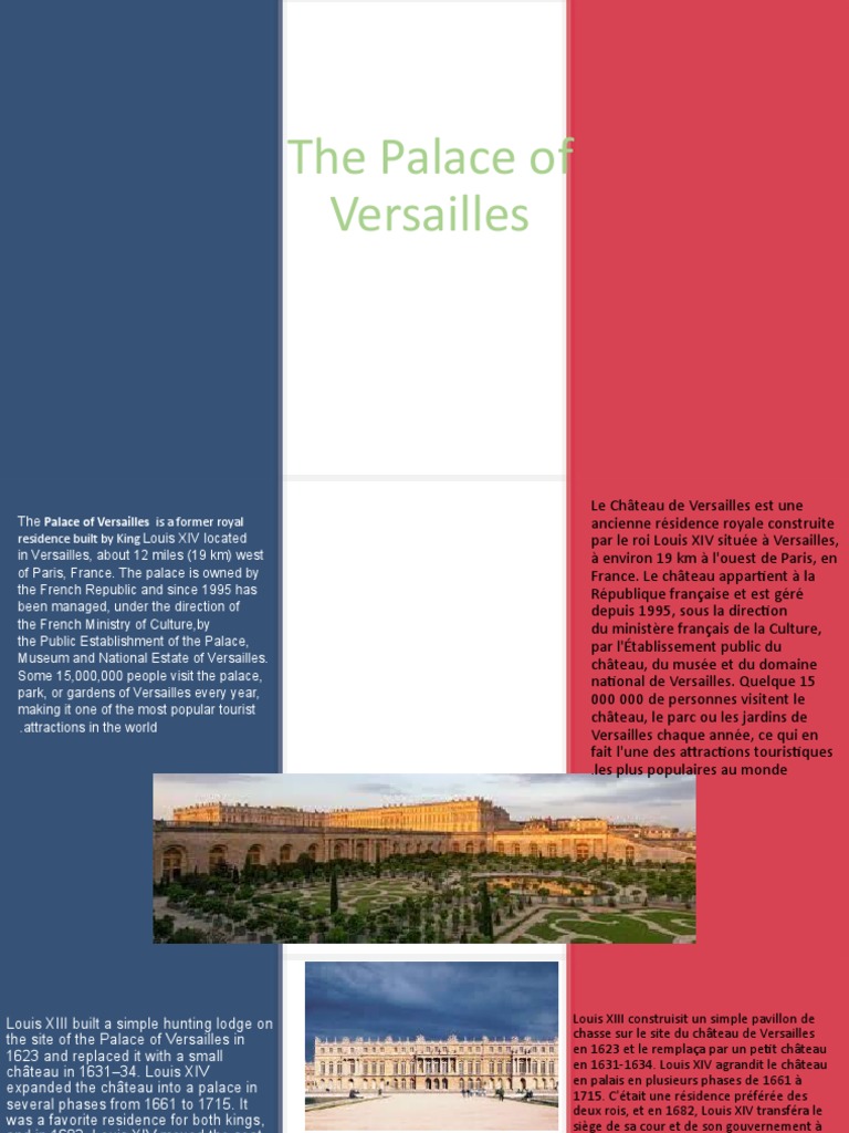 The Palace of Versailles | PDF | Château de Versailles | France
