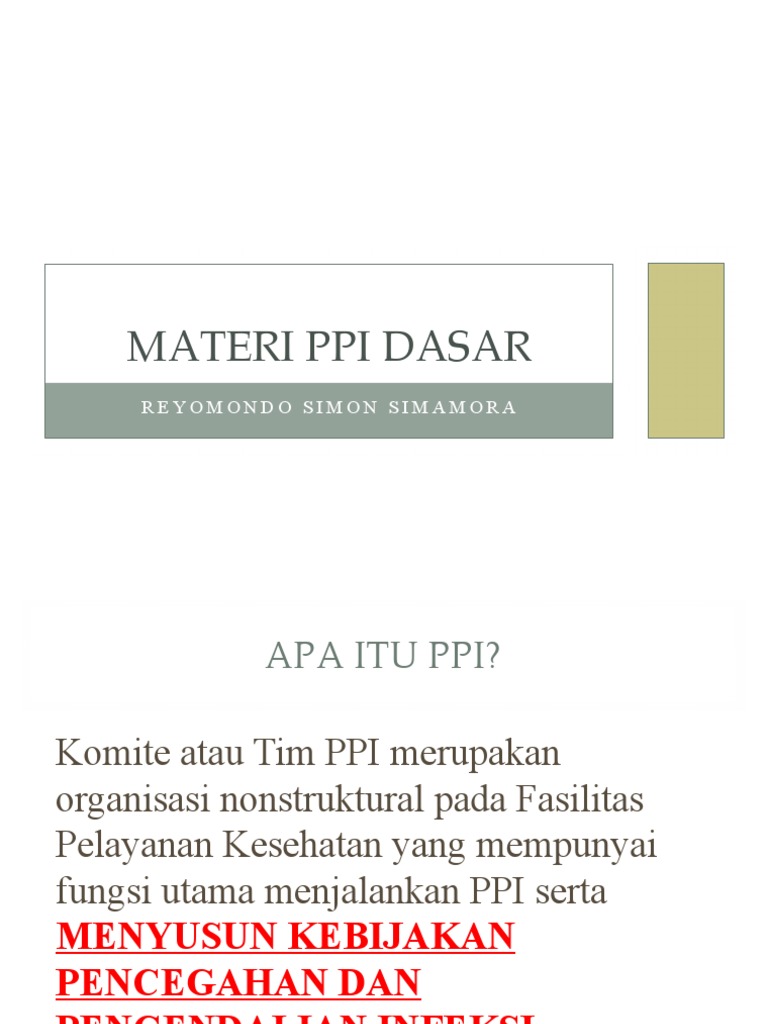 Materi Ppi Dasar | PDF | Pengembangan Diri