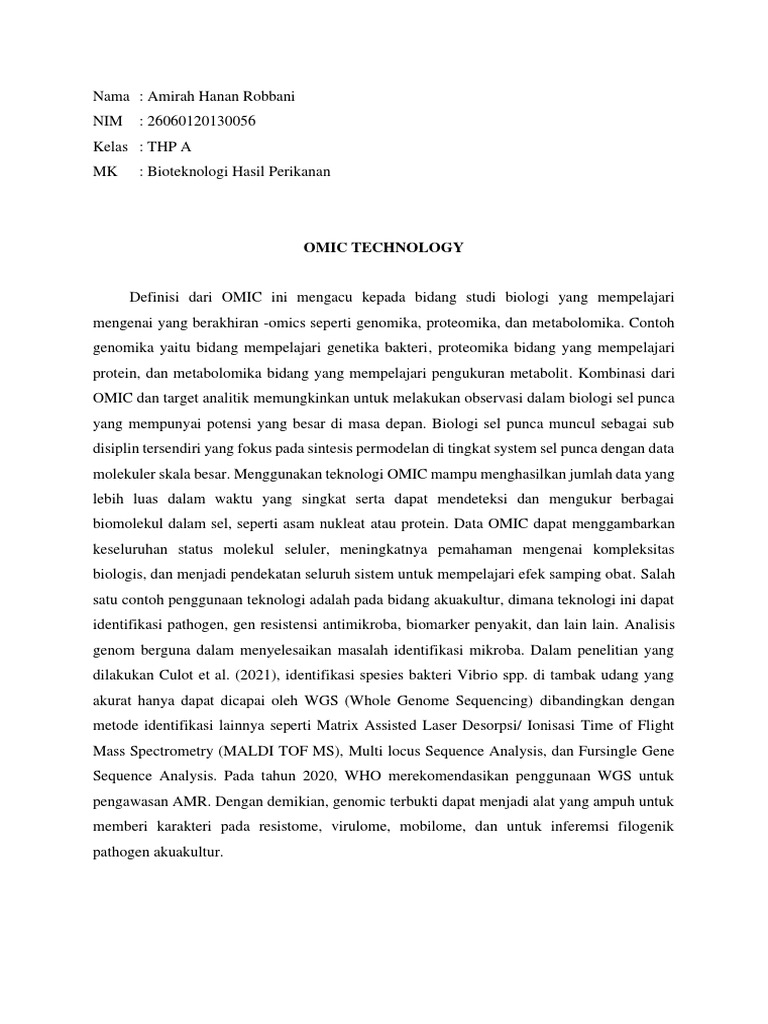 OMIC Technology | PDF