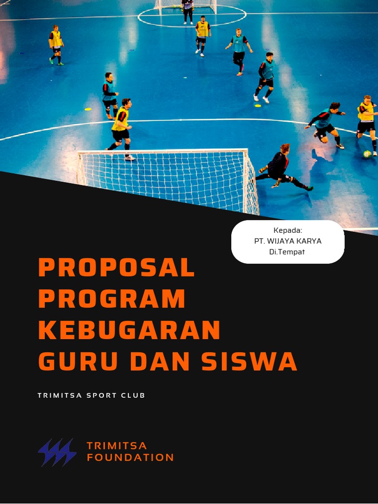 Proposal Bisnis Startup Pelatih Kebugaran Pribadi Tren Aktif Oranye dan Hitam | PDF