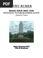 Undangan Pesta Bona Taon 2023 | PDF
