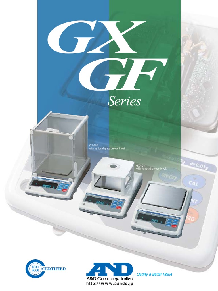 GF-GX Series PDF | PDF | Calibration | Weight