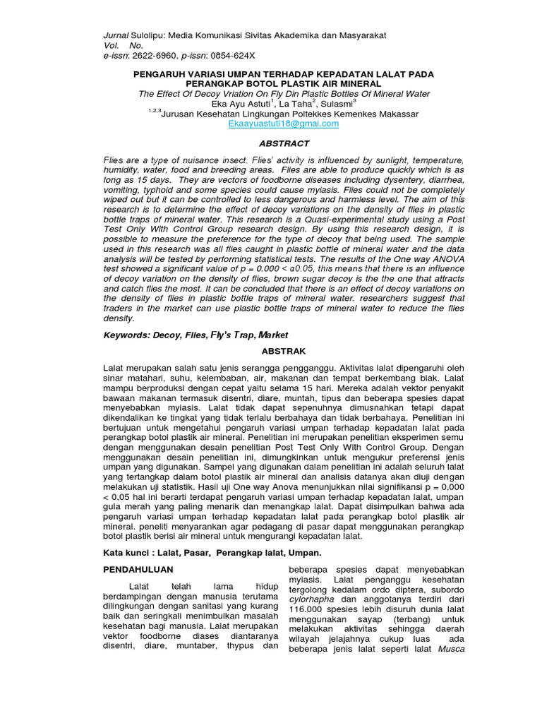 Jurnal Penelitian Eka Ayu Astuti | PDF