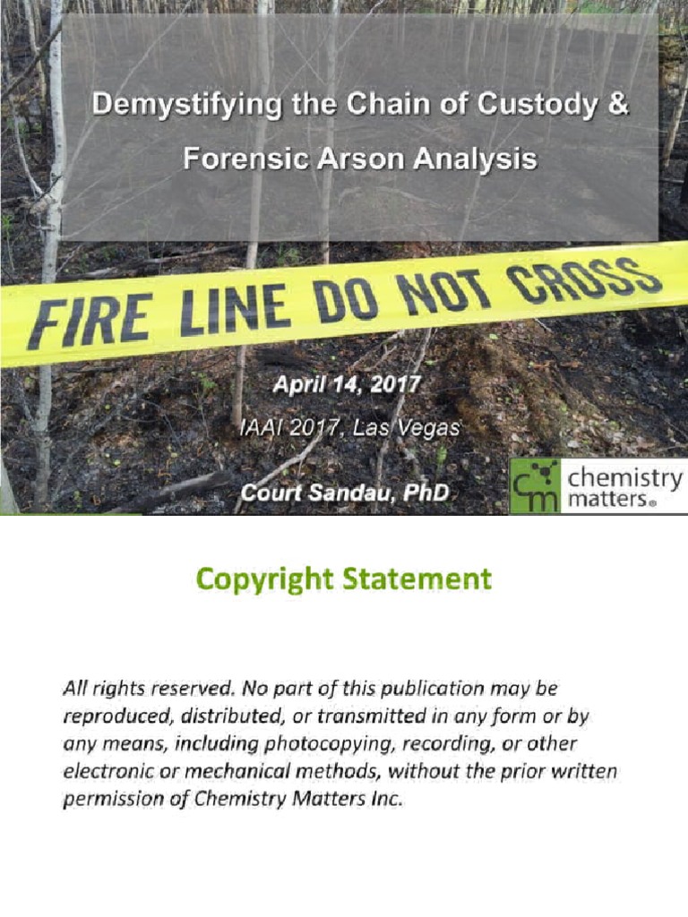 Forensic Arson Analysis | PDF