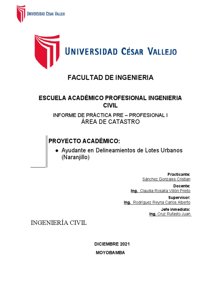 ATH - PRUEBA DE NIVEL DE LOGRO Nivel 4B Cristian Sanchez Gonzales | PDF | Planificación urbana ...