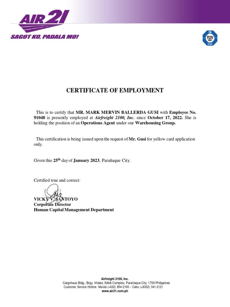 Authorization Letter COE PDF | PDF | Business